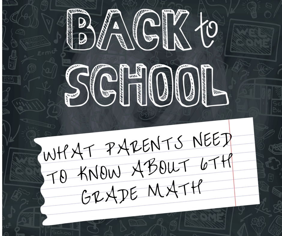 Back To School Basics What Parents Need To Know About 6th Grade Math